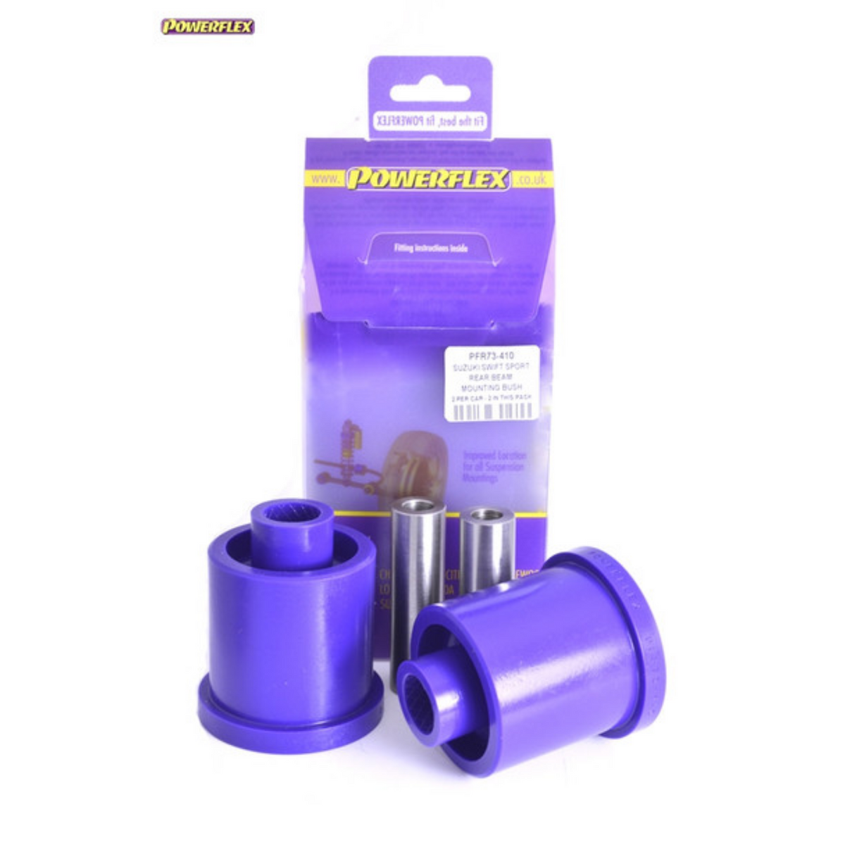 Powerflex Track Rear Beam Mounting Bushes - Swift - Sport (2010 on ...