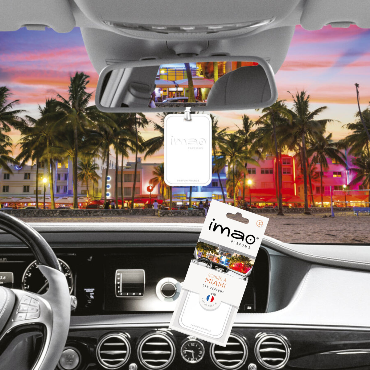 Scented Card Imao MIAMI * Air Freshener * Car Fragrance * Home * Offic ...